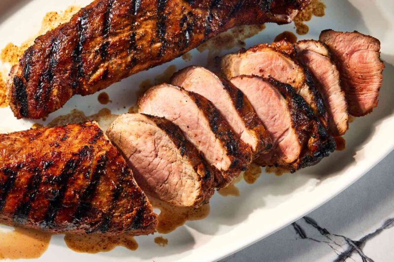 Grilled Pork Tenderloin - thecookingbear.com